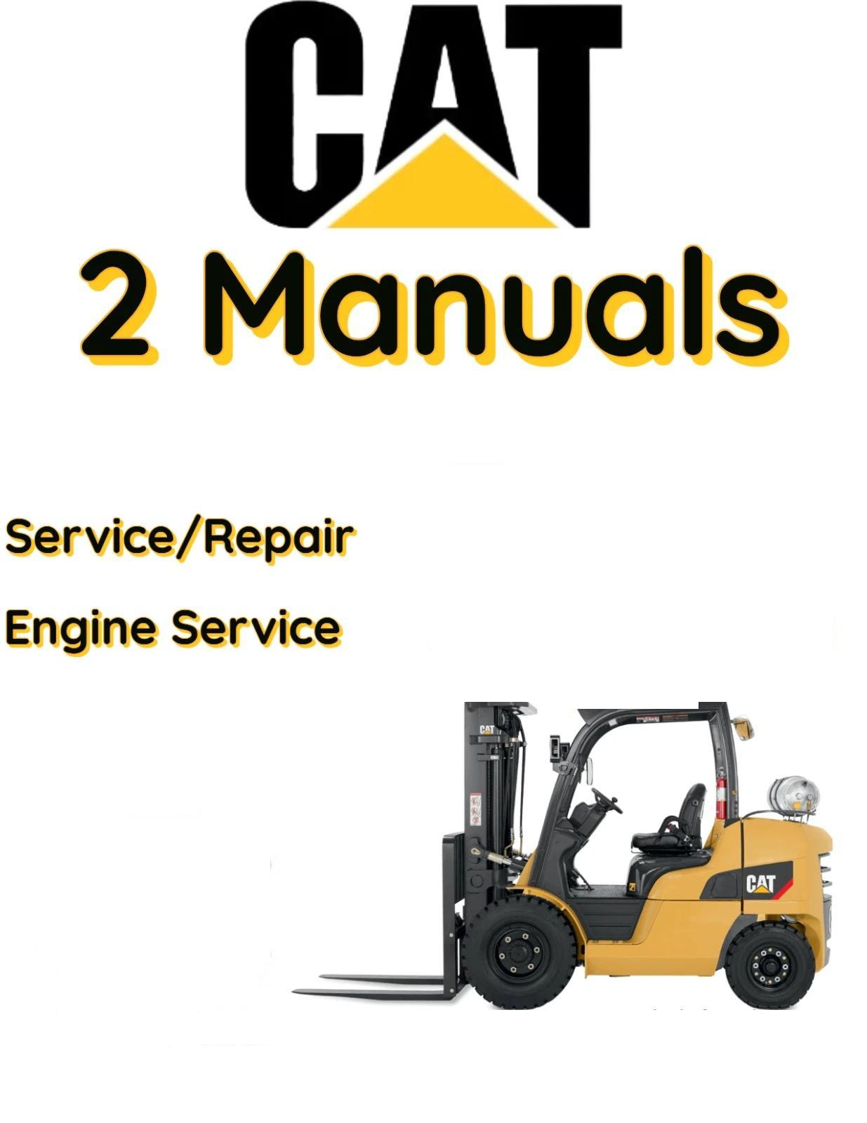 CAT GP15 FORKLIFT CATERPILLAR SERVICE ENGINE REPAIR SHOP MANUAL ...